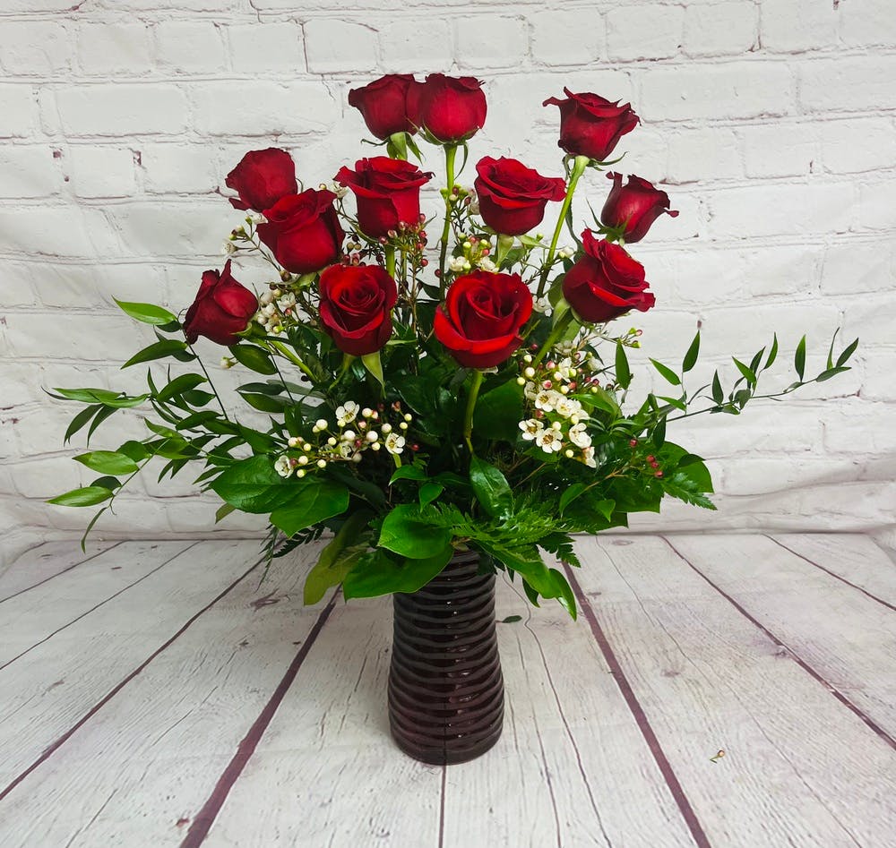 Send A Dozen Red Roses Fort Worth | 12 Red Roses Same Day Delivery